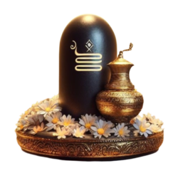 Mahadev Shivling Png Image With Nandi Ji